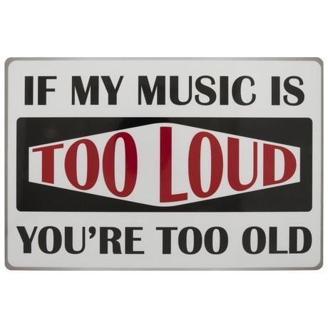 12"X8" Metal Sign - Music | Walmart Canada