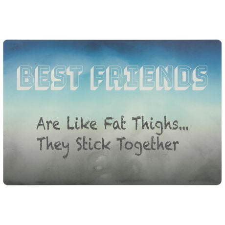 Click here for Perfect Solutions 12X 8 Metal Wall Sign - Best Fri... prices