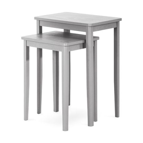 Click here for Forever Eclectic Deux Wood Nesting Tables  Brushed... prices