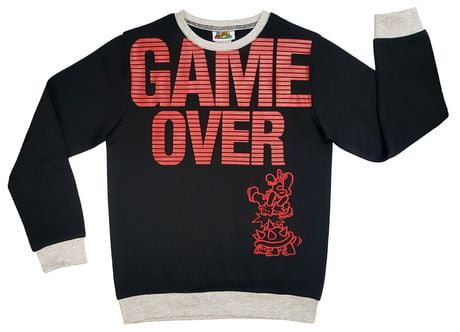 Nintendo Game Over Boys Long Sleeve Sweater | Walmart Canada