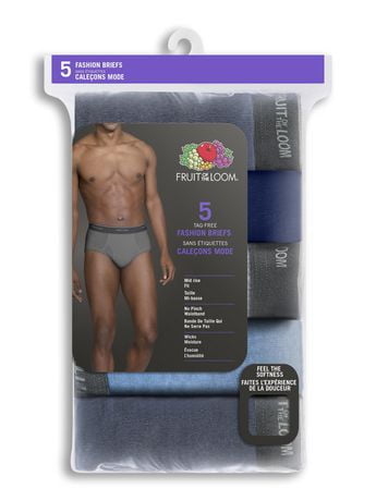 Click here for Fruit Of The Loom Mens Briefs  6-Pack Multi M prices
