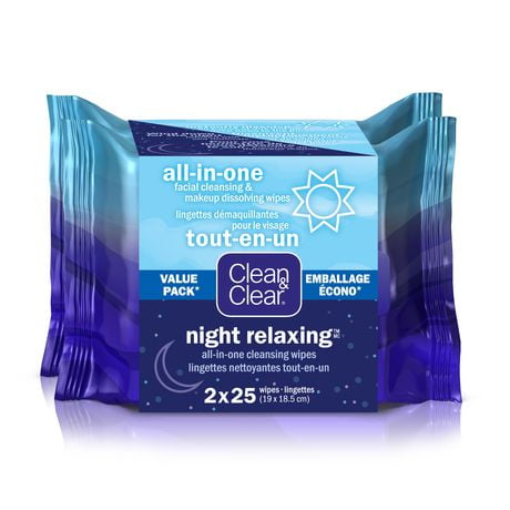Clean & Clear Clean&Clear® Day/Night Wipes Value Pack | Walmart Canada