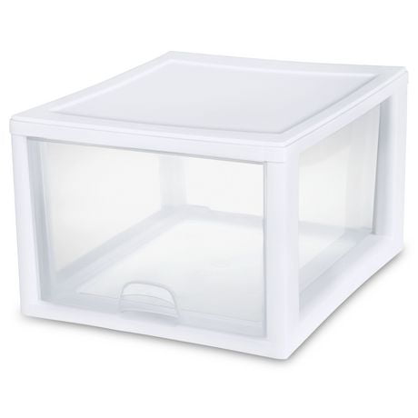 Sterilite 26L Stacking Drawer- White | Walmart Canada