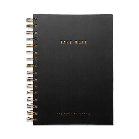 Think Ink Large Textured Cover Journal Ebony | Walmart Canada