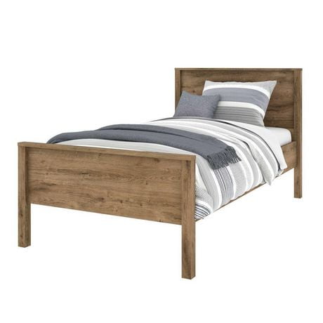Click here for Bestar Capella Twin Platform Bed Rustic Brown Twin prices