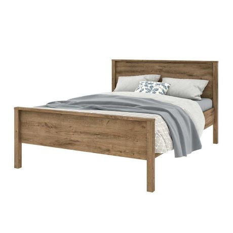 Click here for Bestar Capella Full Platform Bed Rustic Brown Doub... prices