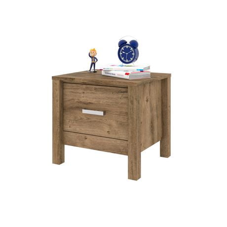 Click here for Bestar Capella Nightstand Rustic Brown prices