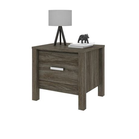 Click here for Bestar Capella Nightstand Walnut Grey prices