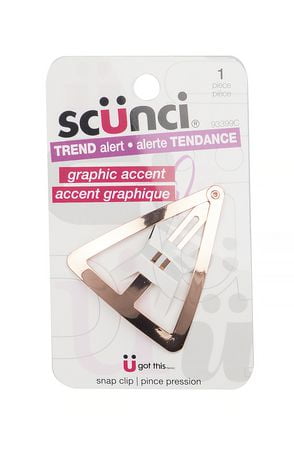 Click here for Scunci Metal Triangle Hair Clip Barrette Gold prices
