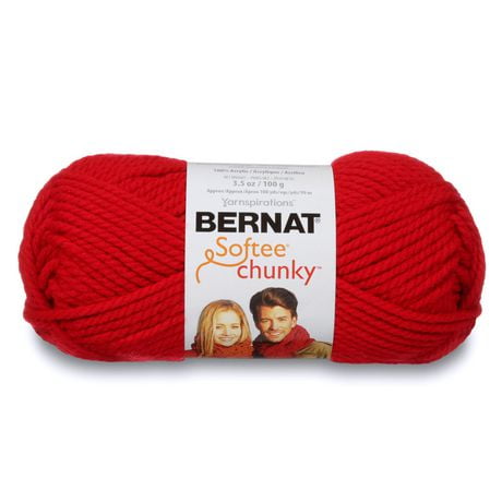 Click here for Bernat Softee Chunky Yarn (100 G/3.5 Oz) Berry Red prices