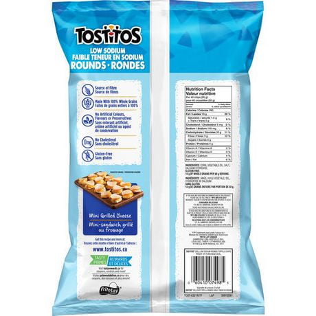 Tostitos Low Sodium Rounds Tortilla Chips | Walmart Canada