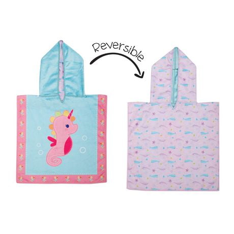Click here for Flapjackkids - Reversible Baby Cover Up - Seahorse... prices