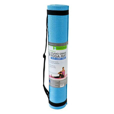 Click here for Purathletics Yoga Mat With Carry Strap Aqua One Si... prices