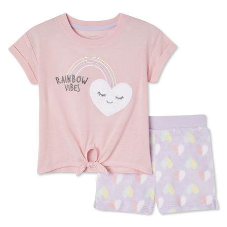 Click here for George Toddler Girls Plush Pajamas 2-Piece Set Pin... prices