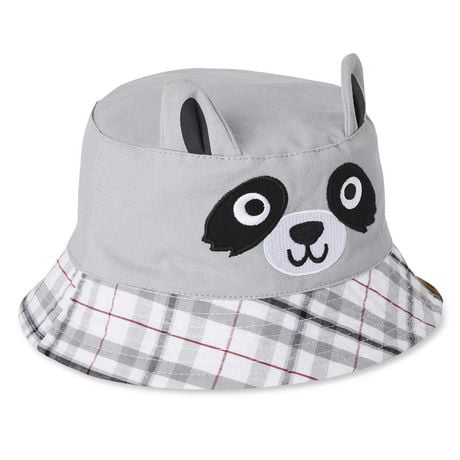 Click here for Canadiana Infants Unisex Animal Bucket Hat Grey 6-... prices