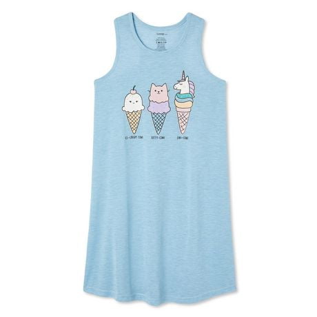 Click here for George Girls Tank Nightgown Turquoise S prices