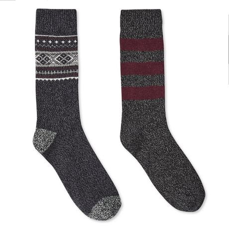 Ozark Trail Men's Crew Socks 2-Pack - Walmart.ca