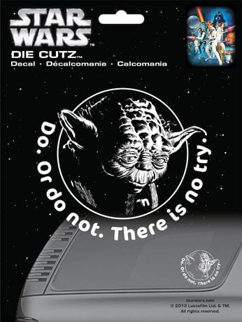 Click here for Chroma Star Wars Yoda Diecut Sticker White prices