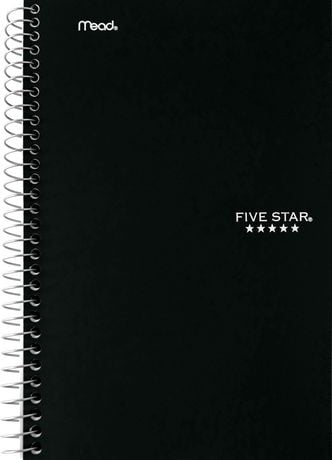 Five Star 2 Subject 160pg 9.5" Notebook, 12pack - Walmart.ca