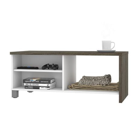 Click here for Bestar Lucida Coffee Table Walnut Grey & White prices