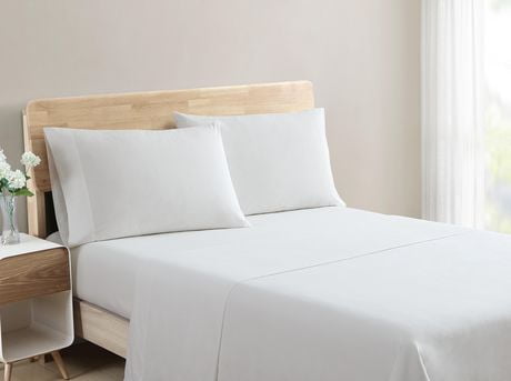Click here for Avery Homegrown Solid 4-Piece Sheet Set White King prices