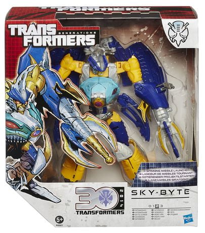 Transformers Generations Voyager Class Sky-Byte Figure | Walmart Canada
