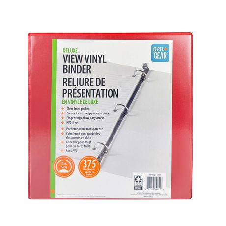 Pen + Gear Deluxe View Vinyl Binder - Walmart.ca