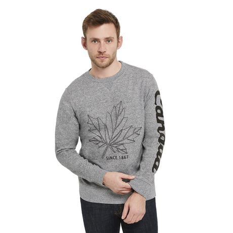 Click here for Canadiana Mens Crew Neckline Sweatshirt Grey Xl prices