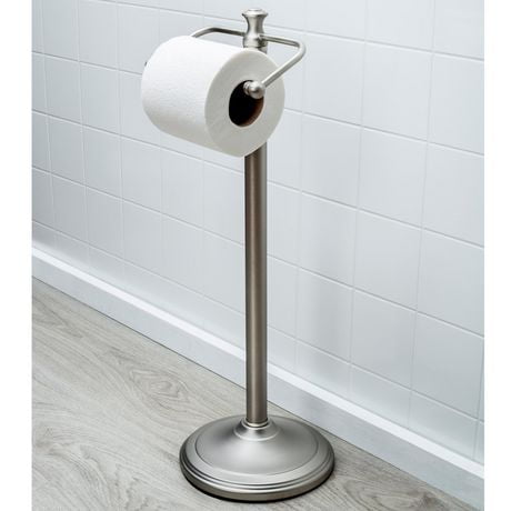 Click here for Bath Styles Paper Holder Stand Brushed Nickel 21.6... prices