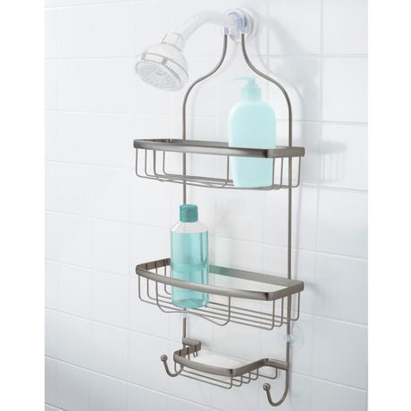 Click here for Bath Styles Shower Caddy Brushed Nickel 11In (L) X... prices