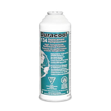 The Duracool® 12a/134 refrigerant replacement 8 oz. can mobile air ...