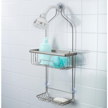 Click here for Bath Styles Shower Caddy Brushed Nickel 24In X 16I... prices