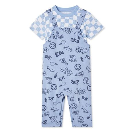 George Baby Boys' Top and Overall 2-Piece Set | Walmart Canada