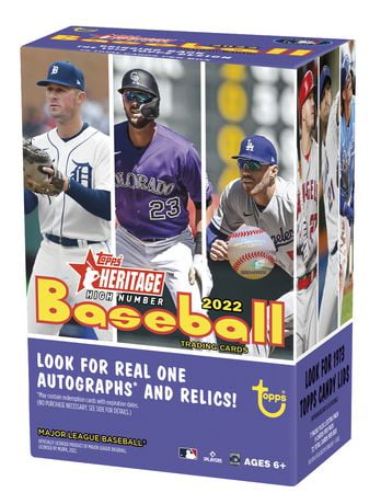 2022 Topps Heritage High Number Baseball Blaster Box | Walmart Canada