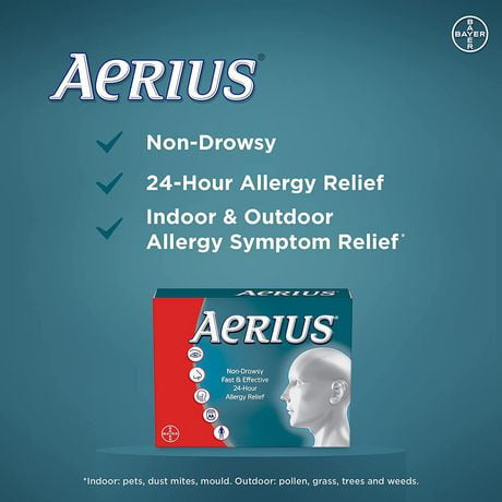 Aerius® 50 tablets | Walmart Canada