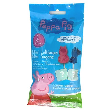 Peppa Pig Mini Lollipops 2 pack | Walmart Canada