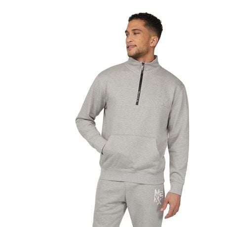 Click here for Mexx Men S Quarter Zip Popover French Terry Sweate... prices