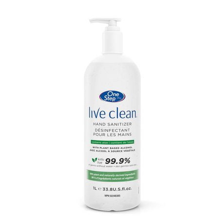 Live Clean One Step Hand Sanitizer, 1 L, Hand Sanitizer - Walmart.ca