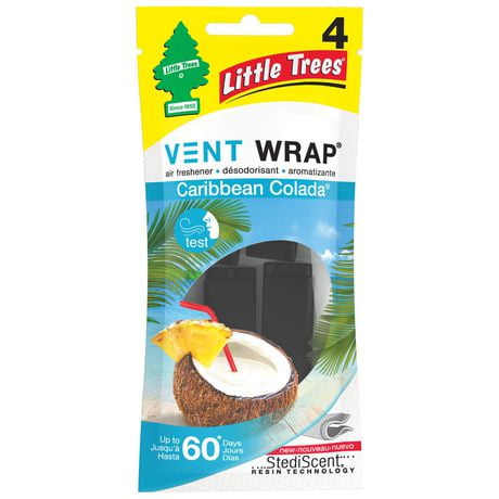 Click here for Little Trees Air Freshener Vent Wrap Caribbean Col... prices