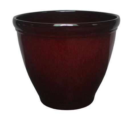 Click here for Hometrends 9 Inch Gradient Planter-Red Red M prices