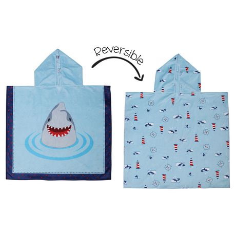 Click here for Flapjackkids - Reversible Kids Cover Up - Shark /... prices