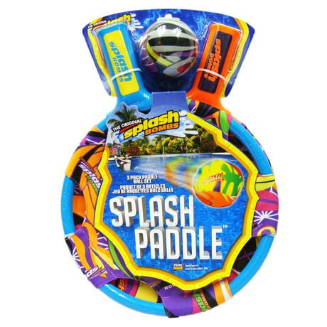 Prime Time Toys Splash Bombs® Splash Paddle Ball 3-Piece Pool Set ...
