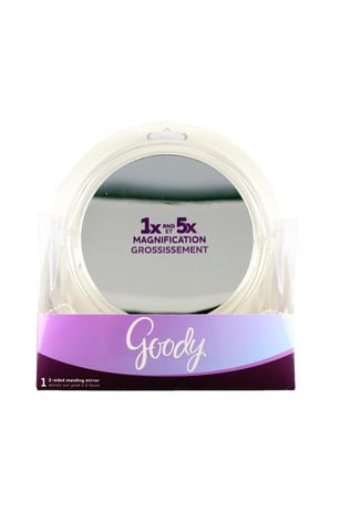 GOODY TWO SIDED FASHION MIRROR, 1X/5X, Mirror with Magnification ...