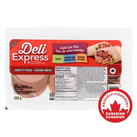 Deli Express Cold Cut Deli Meat Variety Pack, 300 g - Walmart.ca
