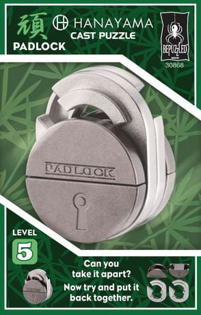 Hanayama Padlock Level 6 - Walmart.ca