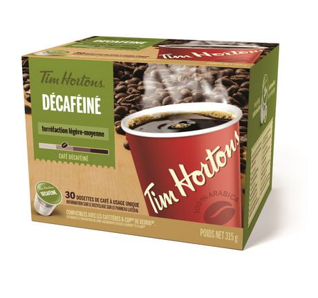 Tim Hortons Decaf Light Medium Roast Decaffeinated Coffee | Walmart Canada