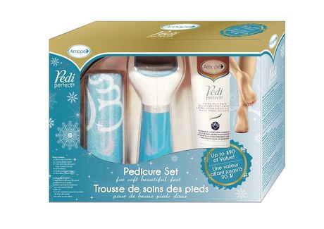 Amopé Pedi Perfect Electronic Foot File Holiday Gift Set | Walmart Canada