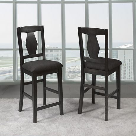 Click here for K-Living Grace Pub Dining Chairs In Dark Grey(Set... prices