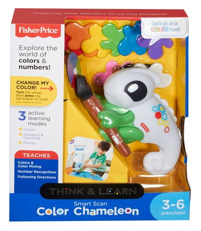 Fisher-Price Think & Learn Smart Scan Color Chameleon Preschool Toy ...