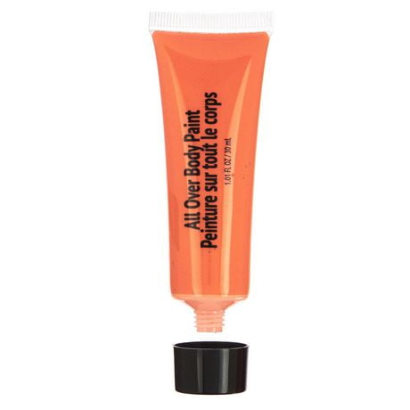 Halloween Beauty Essentials Cosmetics - All Over Orange Body Paint ...